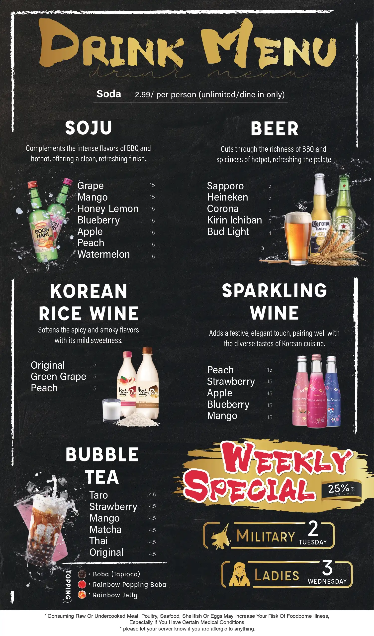 Menu – Gangnam Korean BBQ